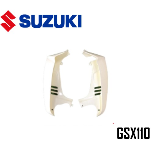 SUZUKI GSX110 LEGSHIELD ASSY LEG SHIELD FRONT COVER WHITE PUTIH DEPAN ...