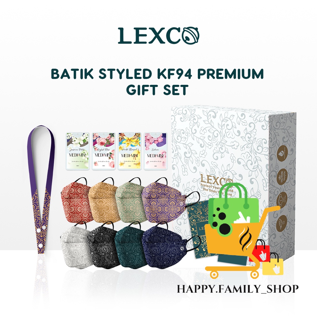 LEXCO-GiftSet / Lexco Batik Styled KF94 Premium Gift Set | Shopee Malaysia
