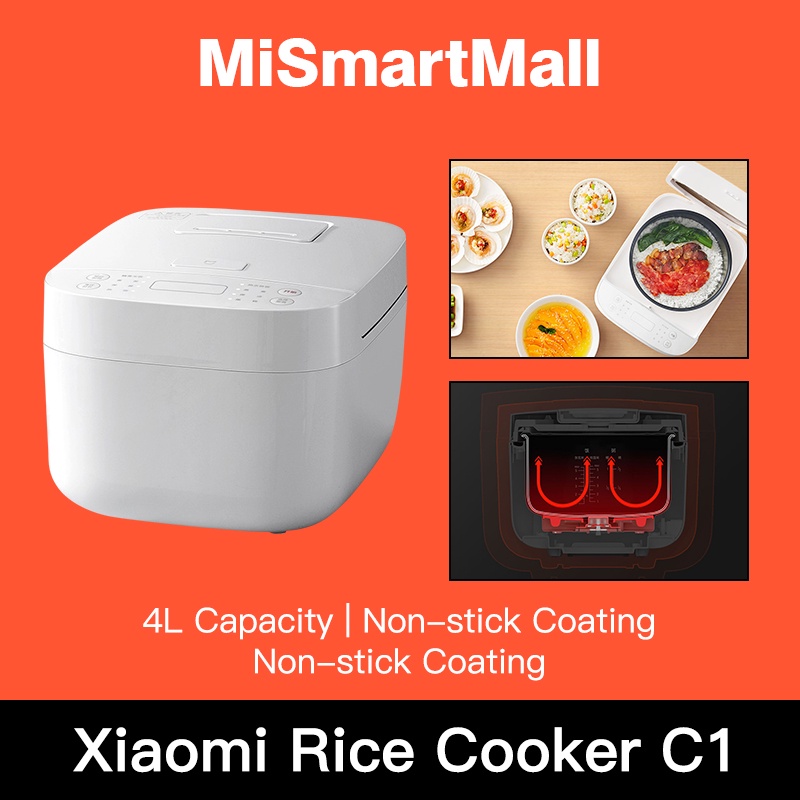 1.5L/1.6L/3L/4L Xiaomi Smart Mini Rice Cooker No IH Induction Heating ...