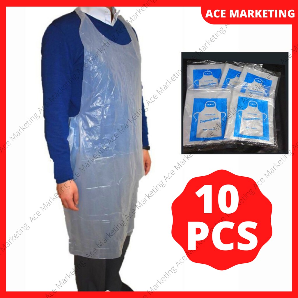 Plastic Disposable Apron Kids Apron Plastik Apron Budak | Shopee Malaysia