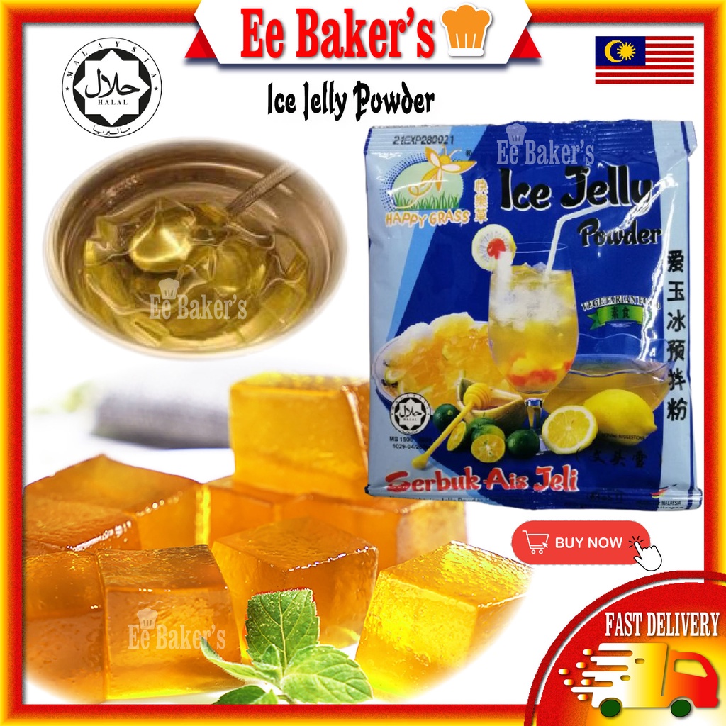 Exp 28 JAN 2025 Happy Grass Ice Jelly Powder Sebuk Agar agar Ai yu Aiyu ...
