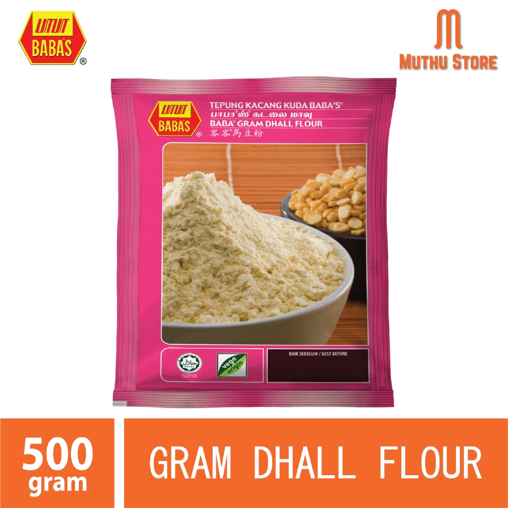 BABAS GRAM DHALL FLOUR 500g | Shopee Malaysia