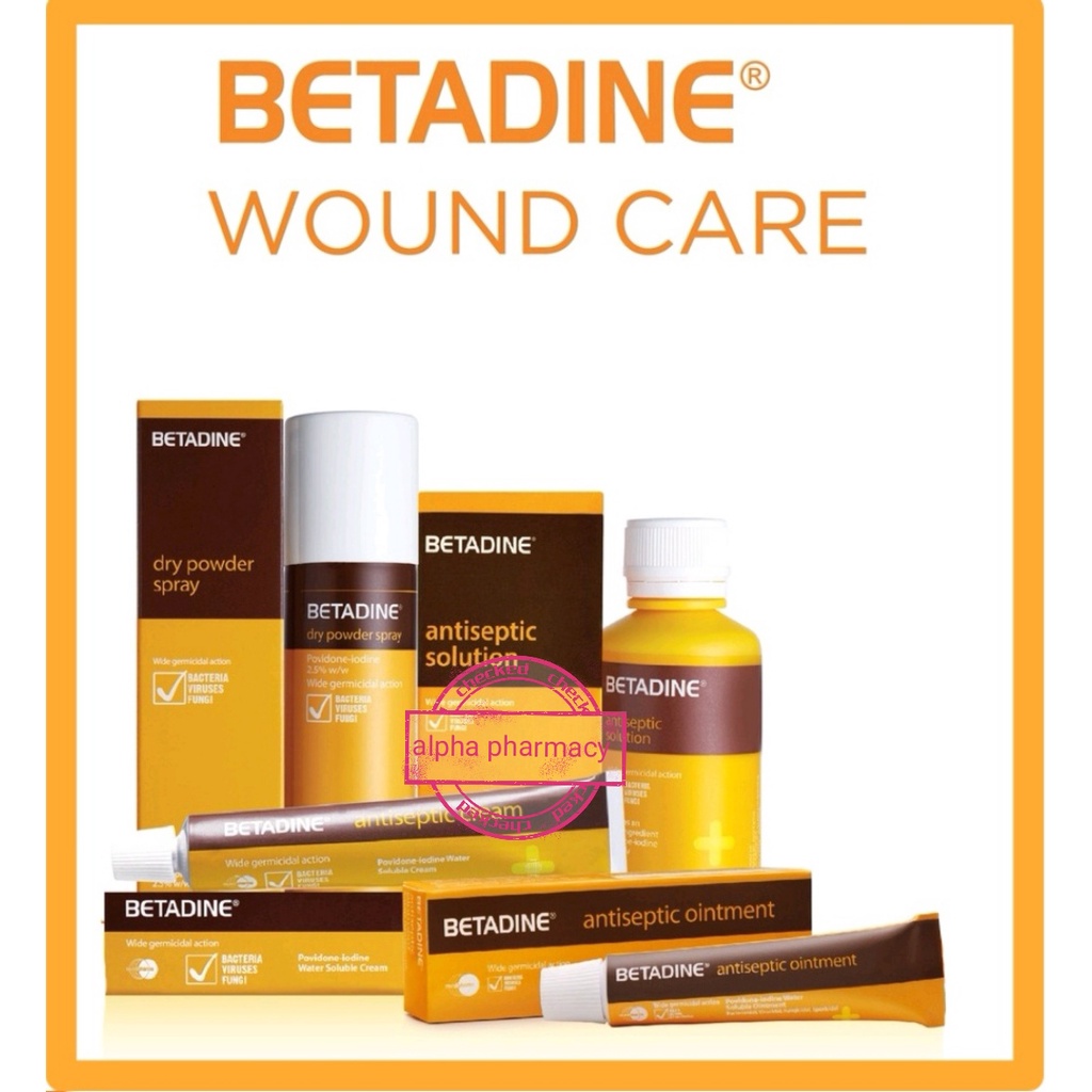 BETADINE Wound Care Range | Shopee Malaysia