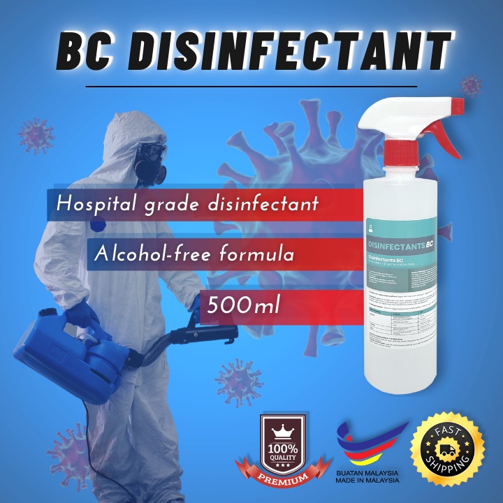 【500ml】Surface Disinfectant BC (Non-Alcohol) / Cecair Pembasmi Kuman | Shopee Malaysia
