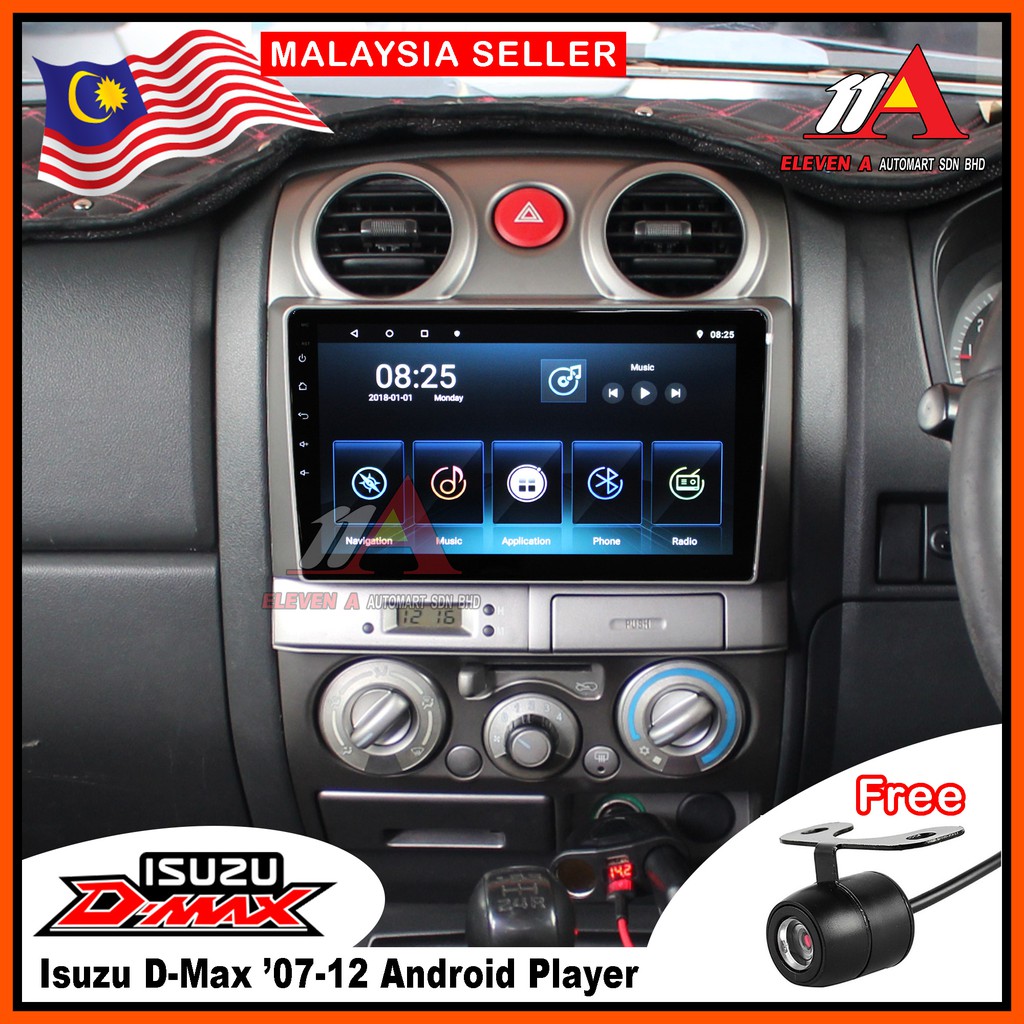 Isuzu D-Max '07-12 Allwinner Quad Core 9" IPS Screen Android Player Car ...