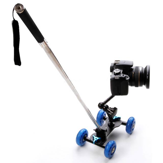 Dslr Camera Dolly Slider with Magic Arm + Monopod | Shopee Malaysia