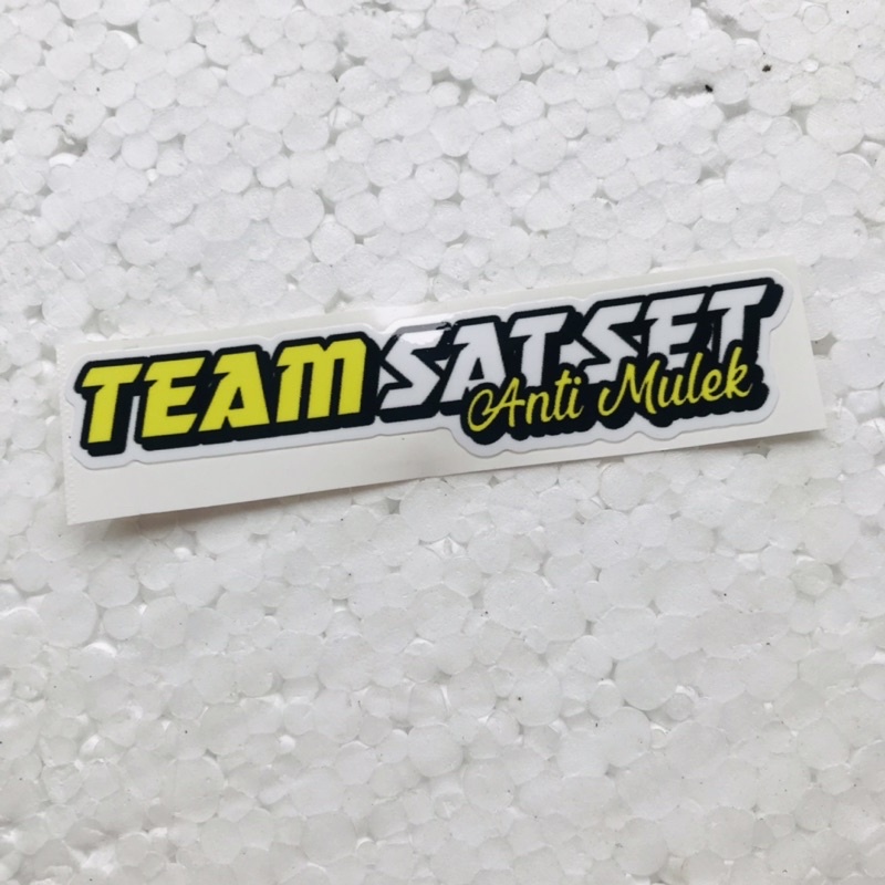 Sticker Team Sat Set Orjet Glossy Lamination | Shopee Malaysia
