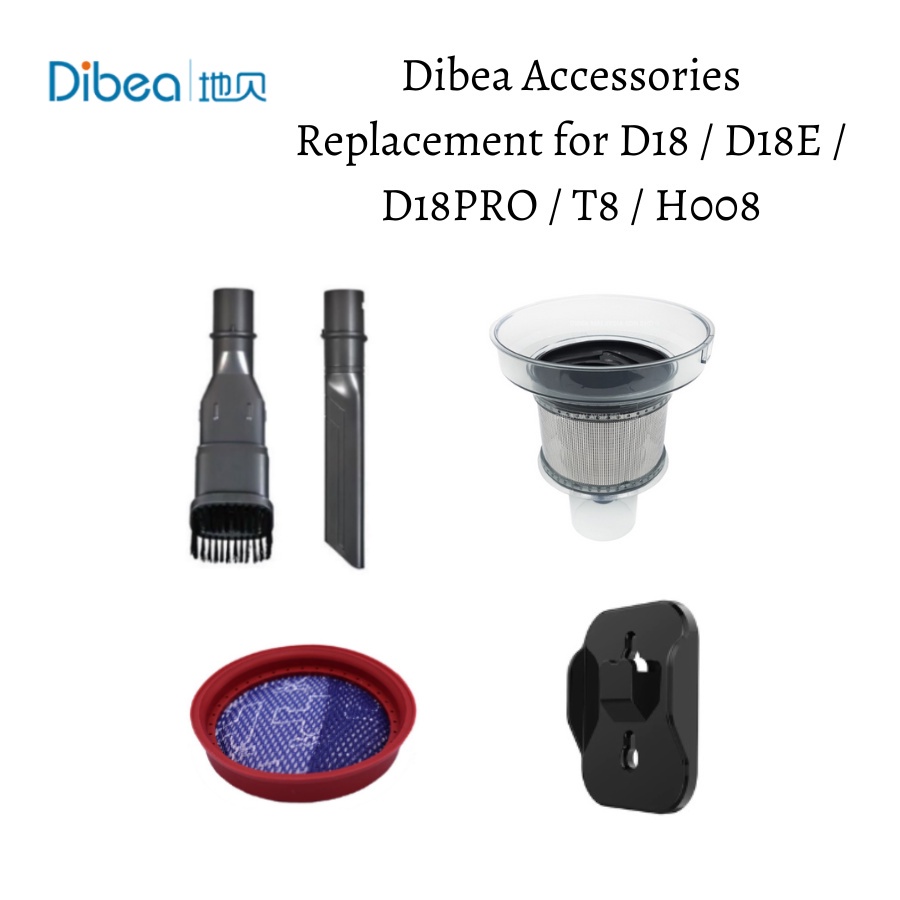 Original Dibea Accessories Replacement for D18 / D18E / D18PRO / T8 ...