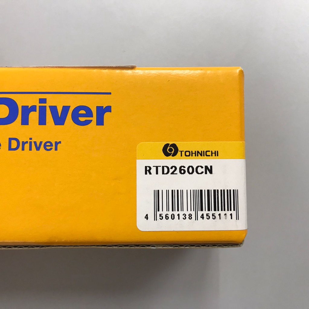 Tohnichi Torque Driver RTD15CN RTD30CN RTD60CN RTD120CN RTD260CN ...