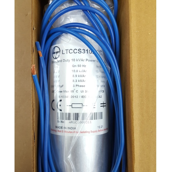 L&T LARSEN & TOUBRO LT Cap Bank 440V 525V power capacitor with cable | Shopee Malaysia