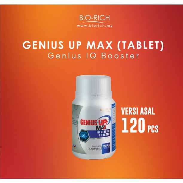 BIORICH Genius UP Max Genius IQ Booster (TABLETS) | Shopee Malaysia