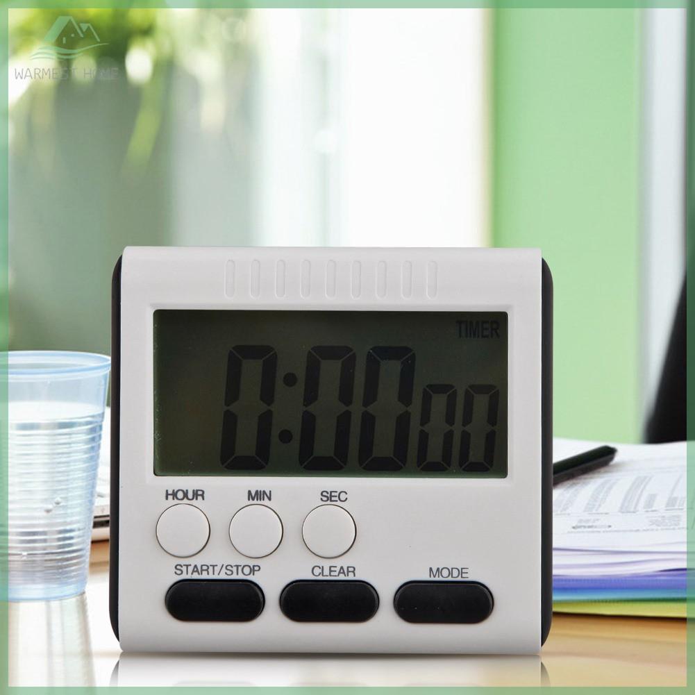{Warm} Magnetic Large LCD Digital Kitchen Timer Alarm Count Up Down ...