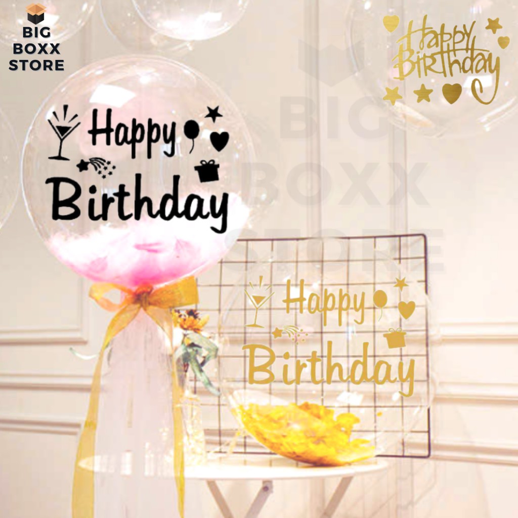 DIY Sticker Bobo Balloon (Large suit 18-36 Inch Balloon ) For Party ...