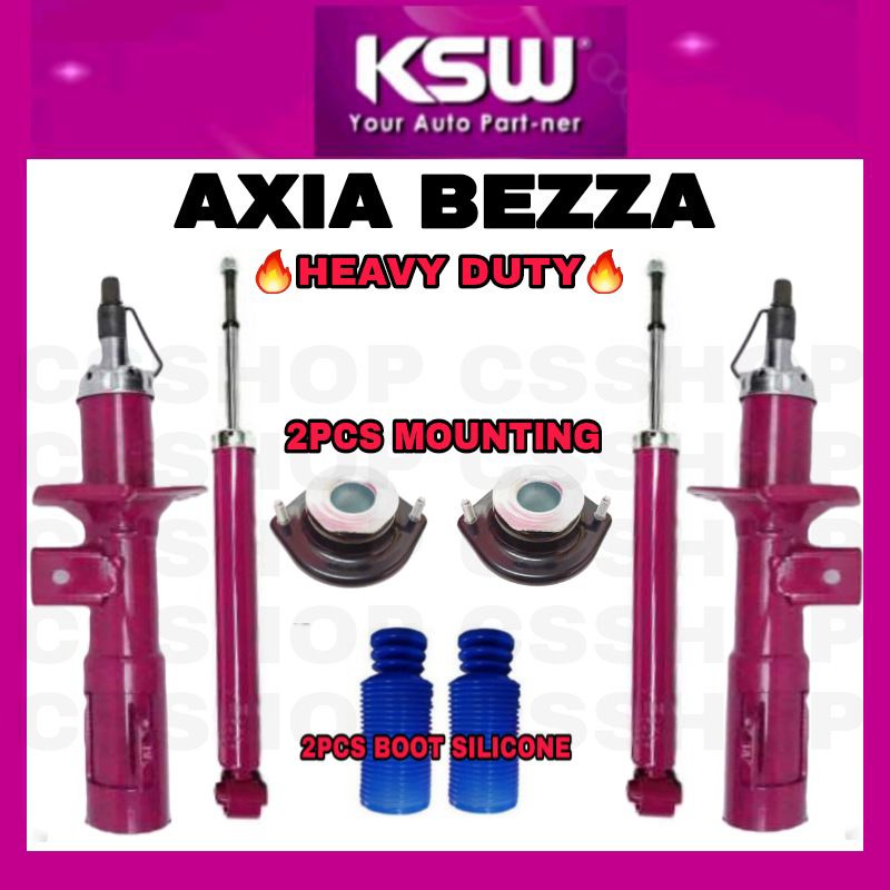 EL Perodua Axia Bezza KSW Shock Absorbers KShowa Shock Absorber Front ...