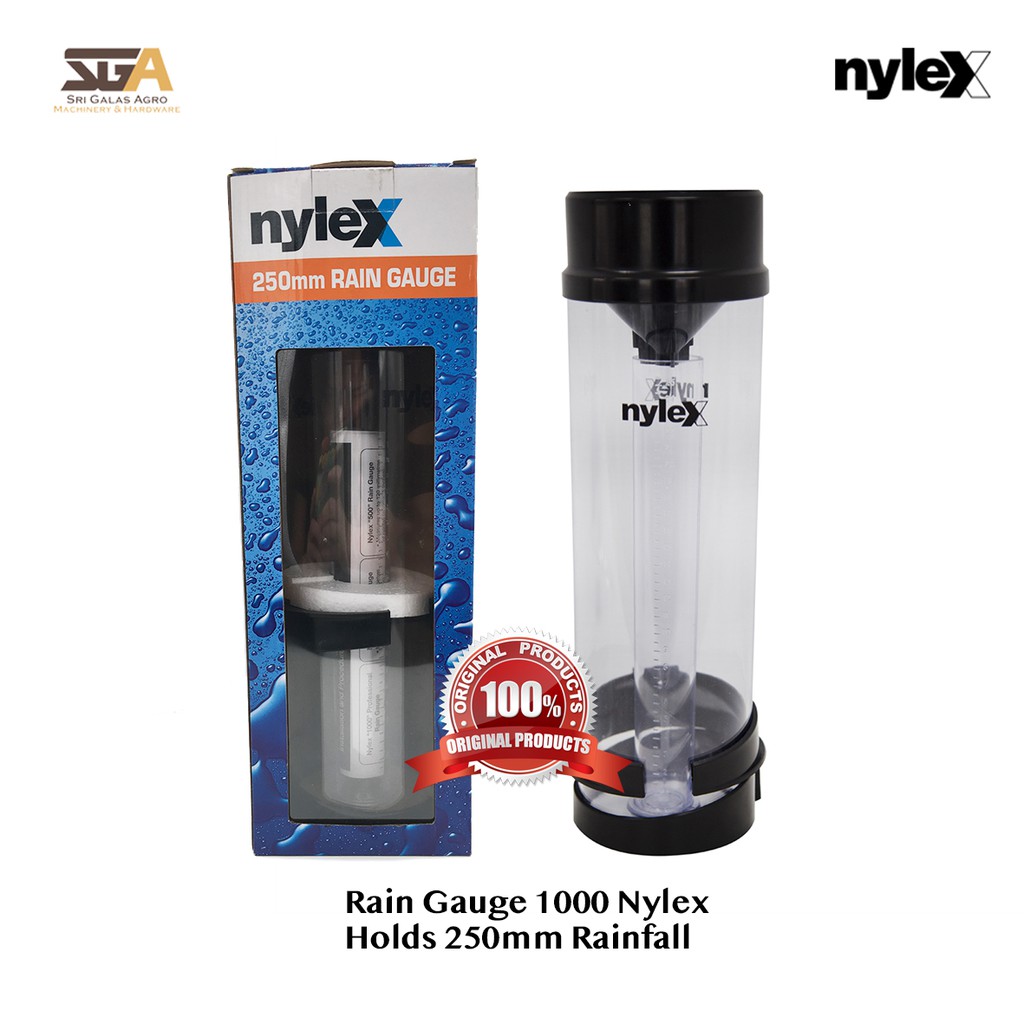 Nylex 250mm Rain Gauge 1000 Penyukat Hujan | Shopee Malaysia