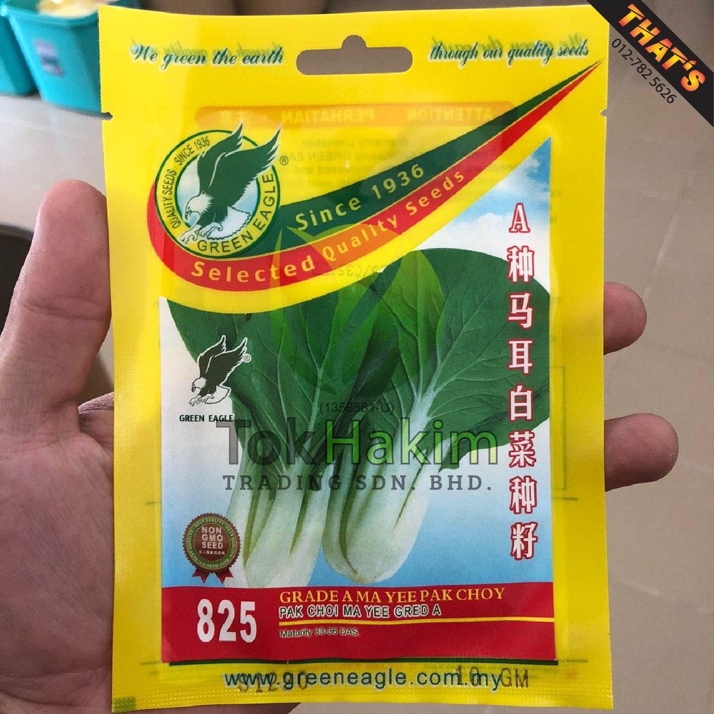 Benih Pak Choy Ma Yee Gred A (10gm) GREEN EAGLE 825 | Shopee Malaysia