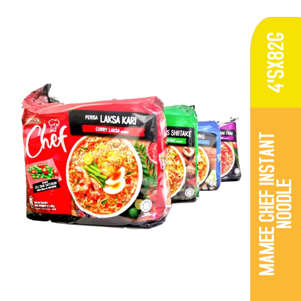 MAMEE CHEF INSTANT NOODLE 4'SX85G 9555022303314 / 9555022303208 ...