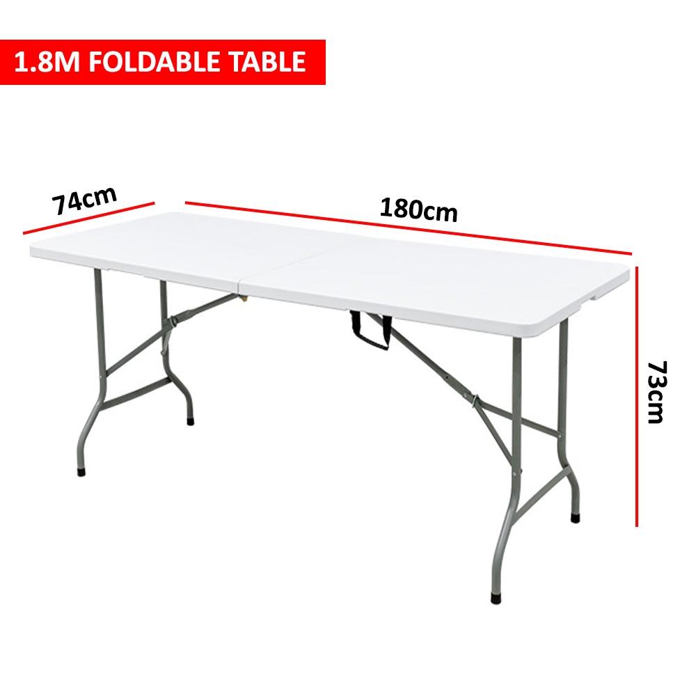 4/5/6FT Foldable Banquet Table Event / Camping / Hall / Buffet Outdoor ...