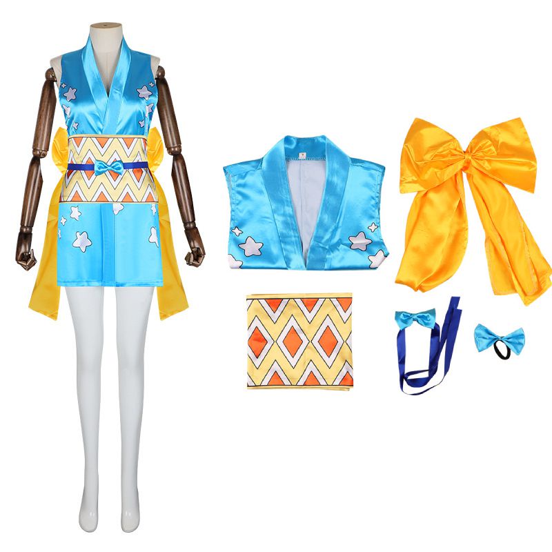 Split Dress Sleeveless Nami Cosplay Costume From One Piece Perfect ...