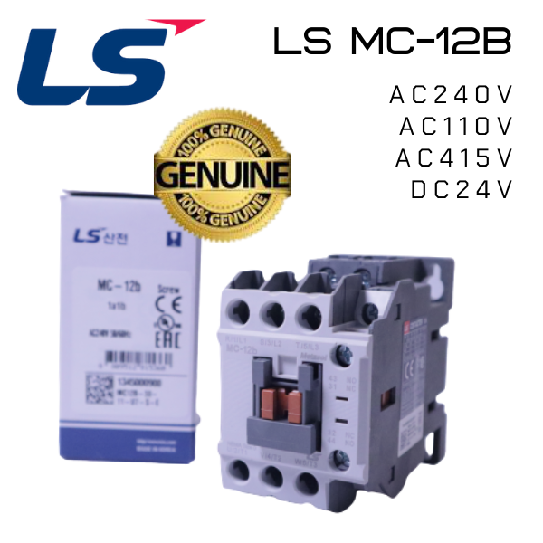 LS ( MC-12b ) 1a1b Metasol Magnetic Contactor 3Pole AC240V/AC110V/AC415V/AC24V/DC24V | Shopee ...