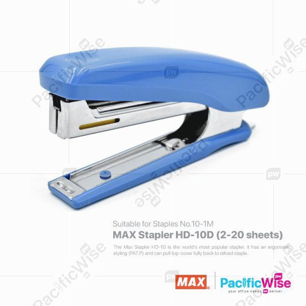Max Stapler/Max HD-10D Stapler/Pengokot Max (2~20 Sheets) (1's/Box ...