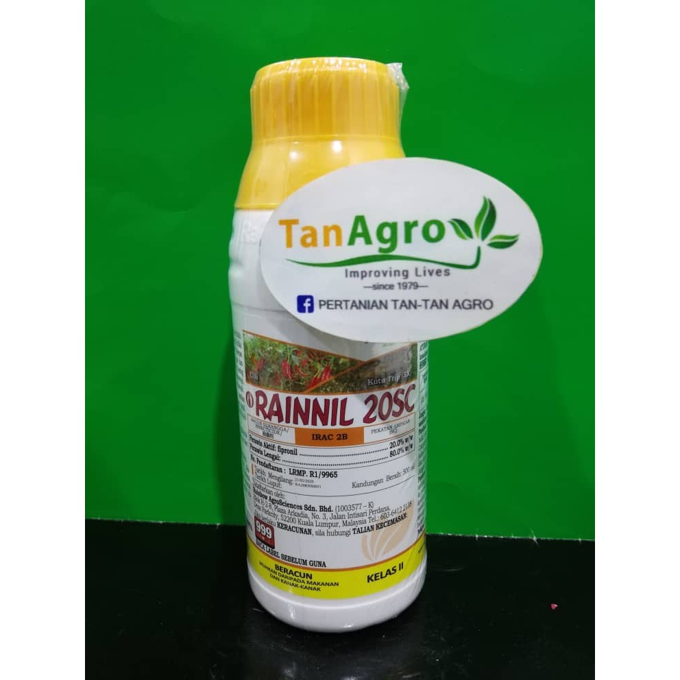 👉🏻ORIGINAL👈🏻 Insecticide Rainbow Rainnil 20SC (A.i fipronil 20%) 500ml ...