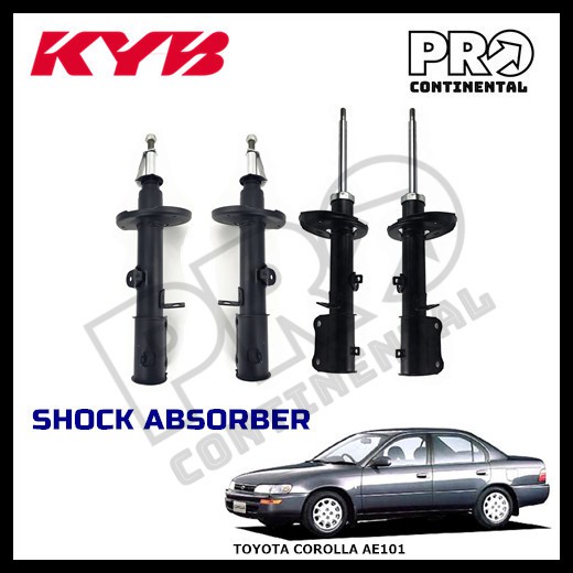 KYB KAYABA TOYOTA COROLLA AE101 FRONT REAR ABSORBER [1 PAIR (LH+RH ...