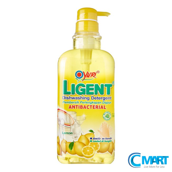 Yuri Dishwashing Detergent Antibacterial Bottle 1Litre | Shopee Malaysia