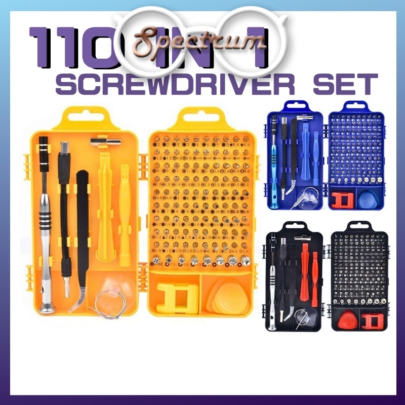 110 in 1 Heavy Duty Precision Screwdriver Set Magnetic Professional ...