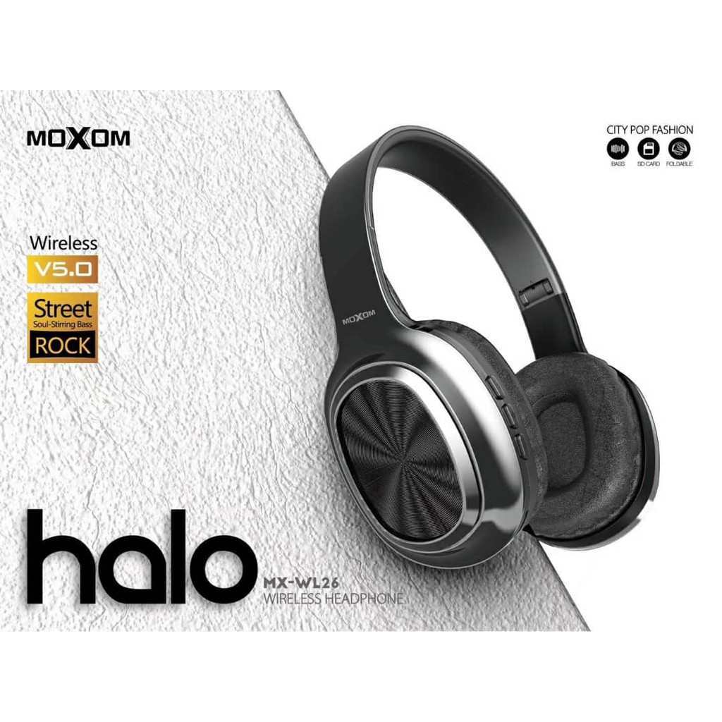 Moxom HIFI Music With Bass 5.0 Wireless Headphone Bluetooth Headset ...