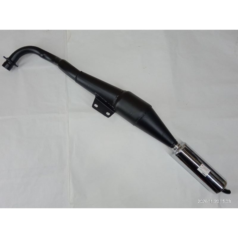 SUZUKI RC110 BEST-RR EXHAUST PIPE CHAMBER STD BLACK EKZOS EJM BEST ...