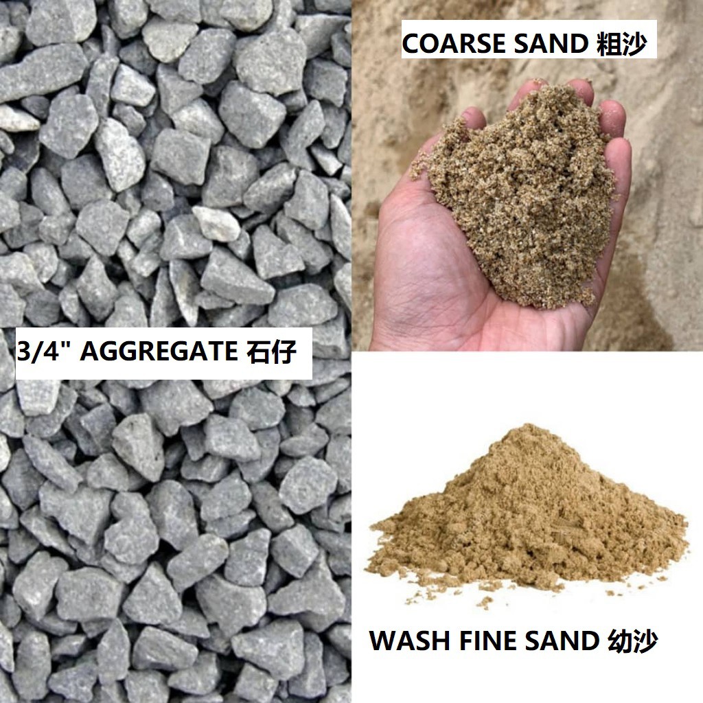 10Ton Lori (6Tayer) Pasir Kasar / Pasir HALUS / Batu AGGREGATE 3/4 ...