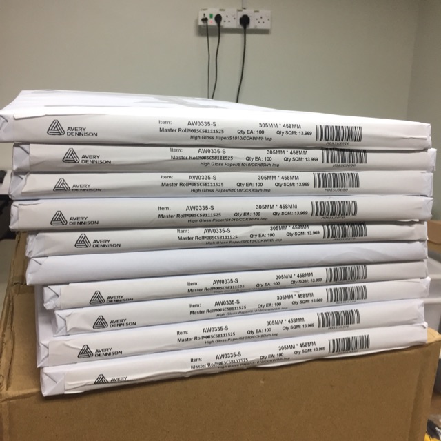 PRE ORDER White Opp Synthetic Transparent PP Sticker for laser printer ...