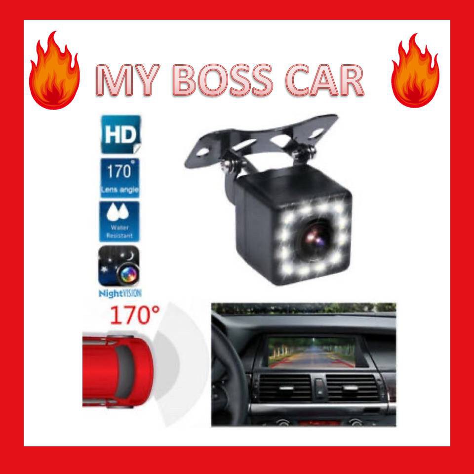 car Rear View Camera Universal 12 LED Night Vision Backup Parking ...