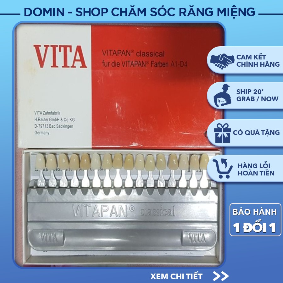 Vitapan tooth color comparison chart, cheap, good quality Dental tooth ...