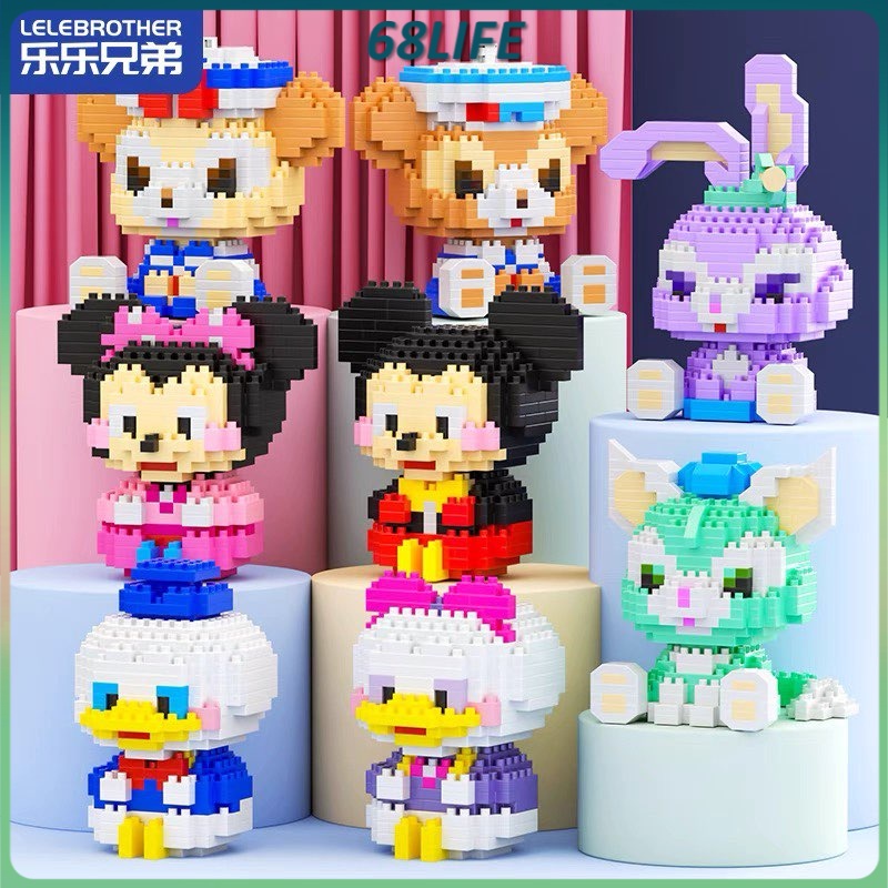 [M'sia Stock] Diy Micro 3d Diamond Assembled Small Particles Lego Building Blocks Toys StellaLou ...