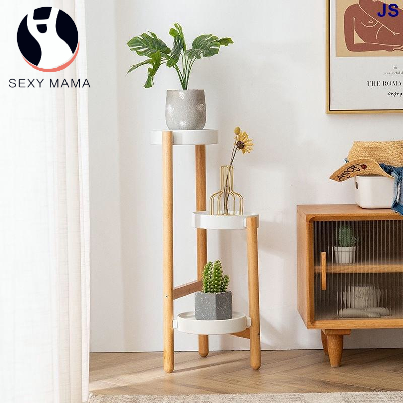 JS Plant Rack Outdoor Flower Multilayer Pots Stand Planters Indoor ...