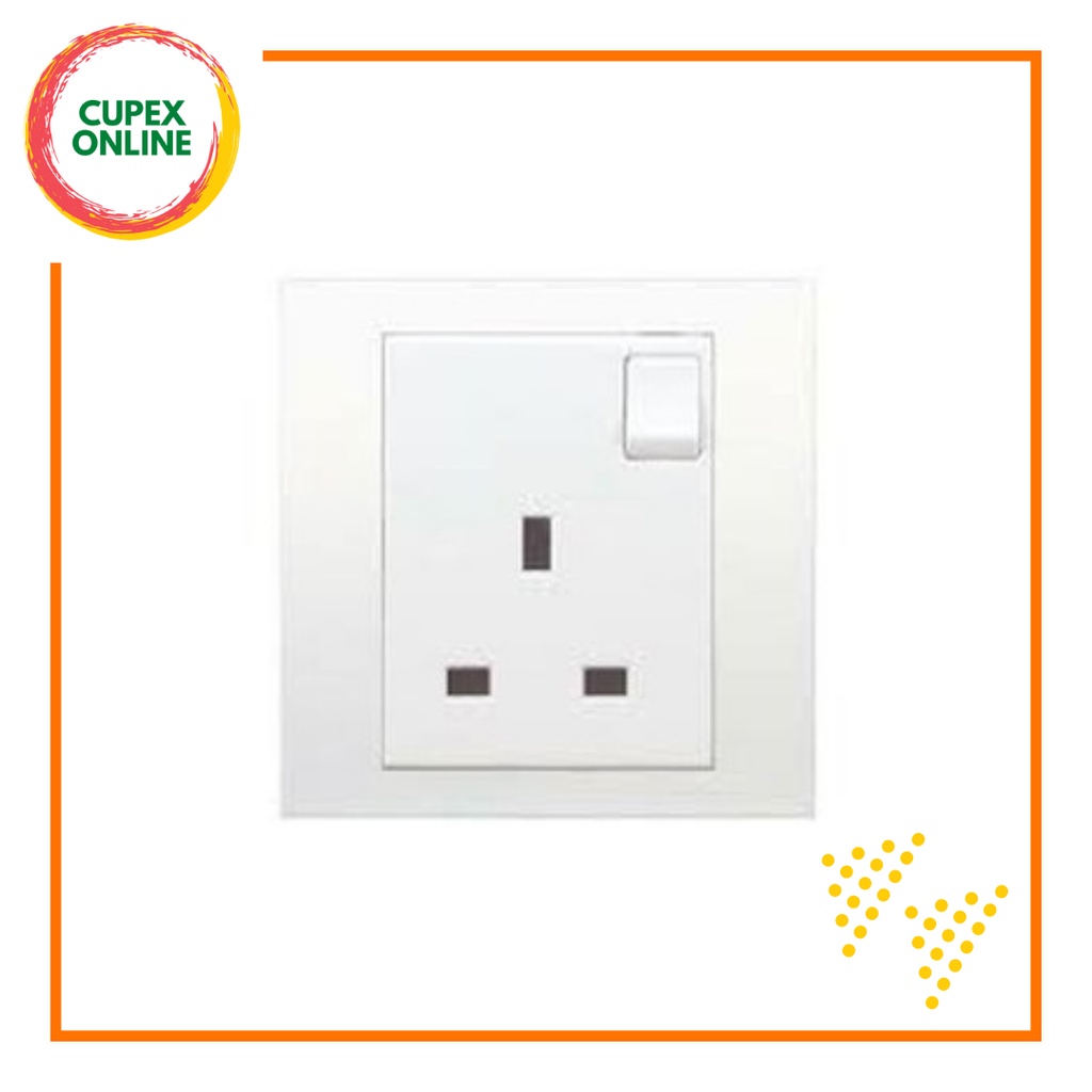 Schneider Electric Vivace 13A Power Switch Socket Outlet KB15 SIRIM ...