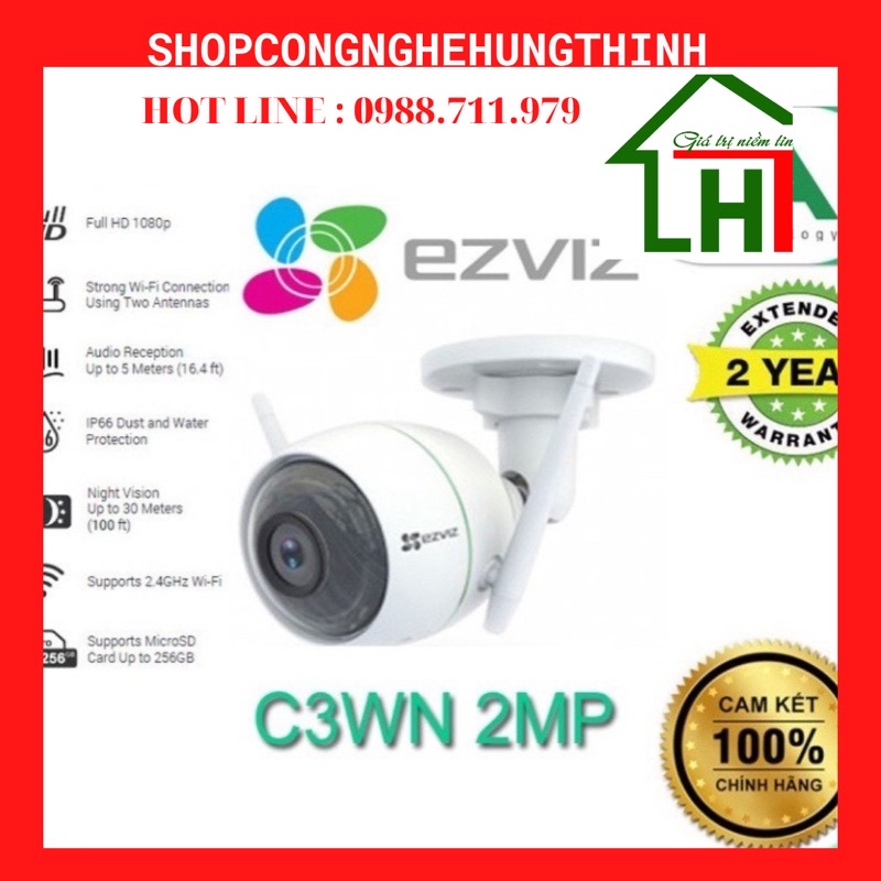 Ezviz C3N C3WN C3TN Smart AI Outdoor WIFI IP Camera (1080P), night ...