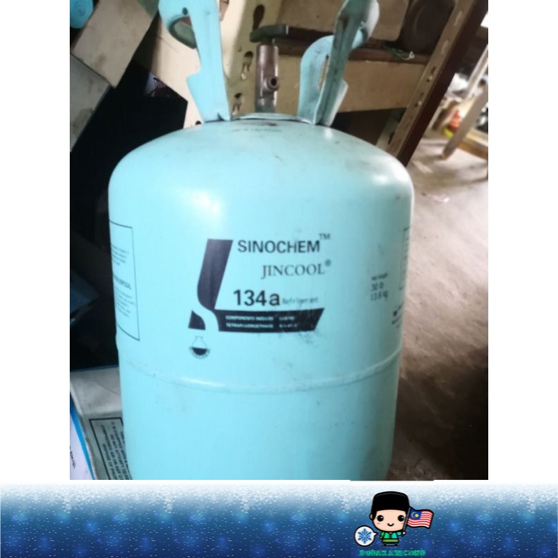 (USED) R134A GAS TONG KOSONG DIY BAC | Shopee Malaysia