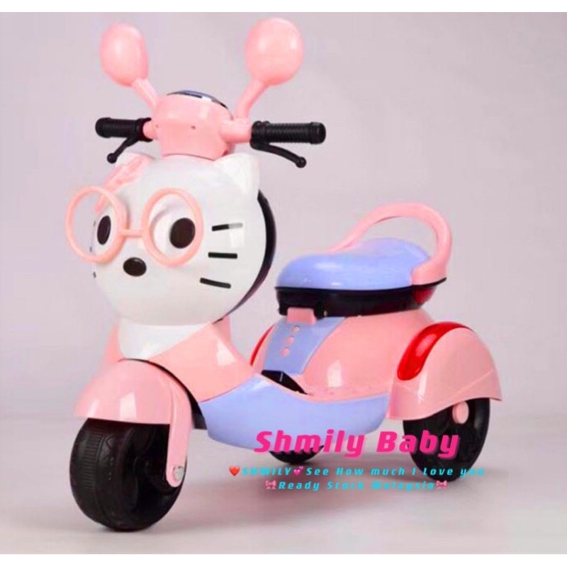 💕Ready Stock M’SIA💕Kids Ride On Motor Frozen Mickey Hello Kitty Motor ...