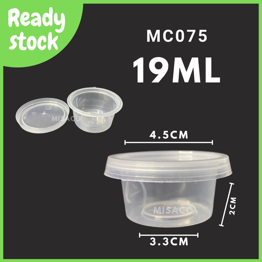 [Ready Stock] Small Round Container/ Plastic Container with Lid ...