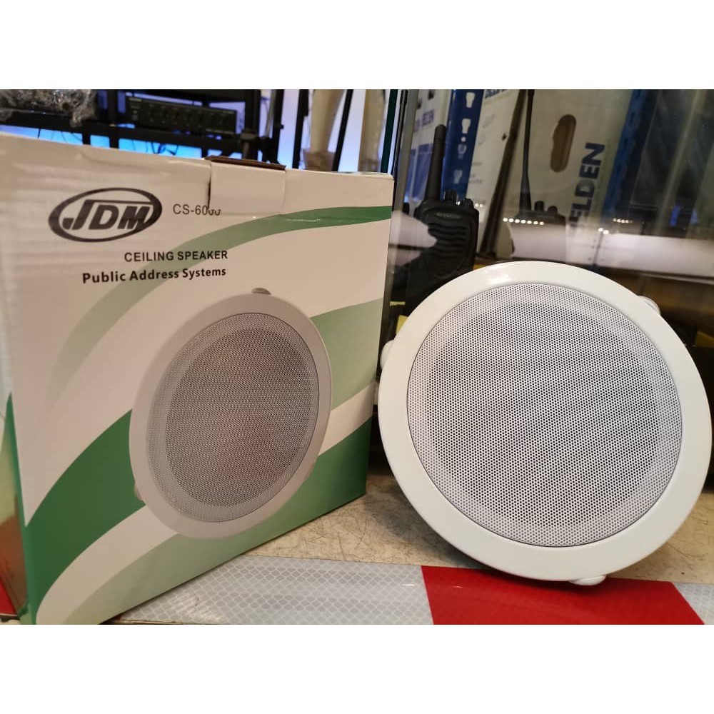 speaker JDM CS-6060 6" CEILING SPEAKER | Shopee Malaysia