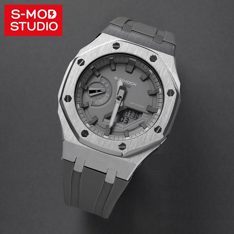 GA2100 Modified Steel Case Bezel Mod AP Royal Oak Casioak | Shopee Malaysia