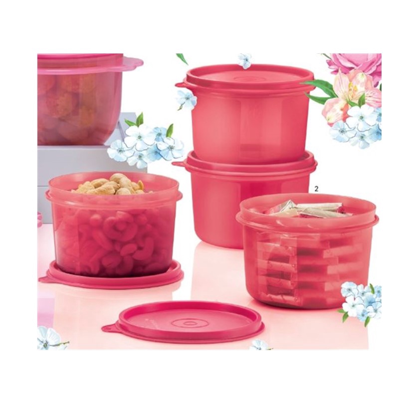 Tupperware Snack N All (4) 450ml Red | Shopee Malaysia