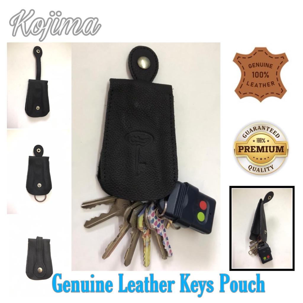 Genuine Leather Keys Pouch Handmade Premium Genuine Leather Keychain ...