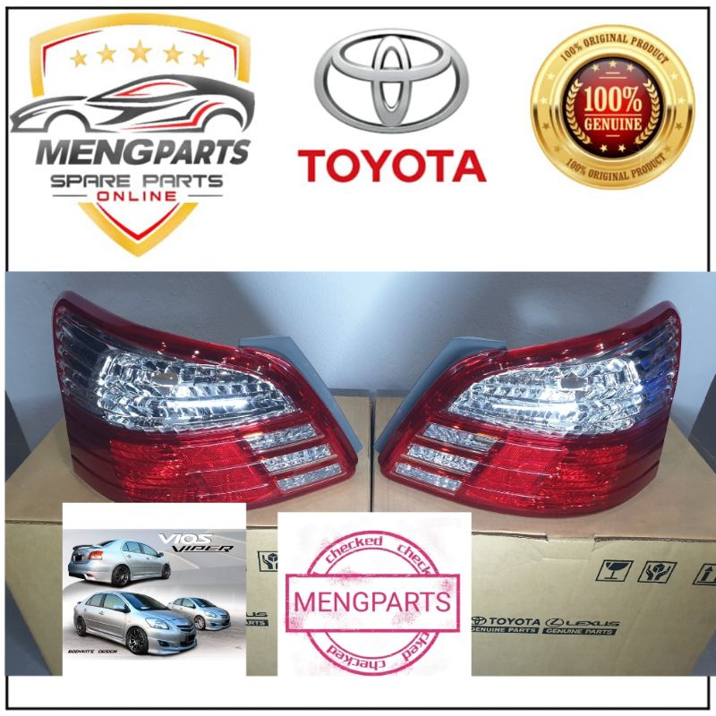 TOYOTA VIOS NCP93 2010Y-2014Y TAILLAMP LAMPU BELAKANG ORIGINAL TOYOTA ...