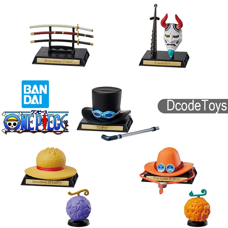 Bandai Gashapon ONE PIECE collection - LUFFY / ACE / SABO / ZORO ...
