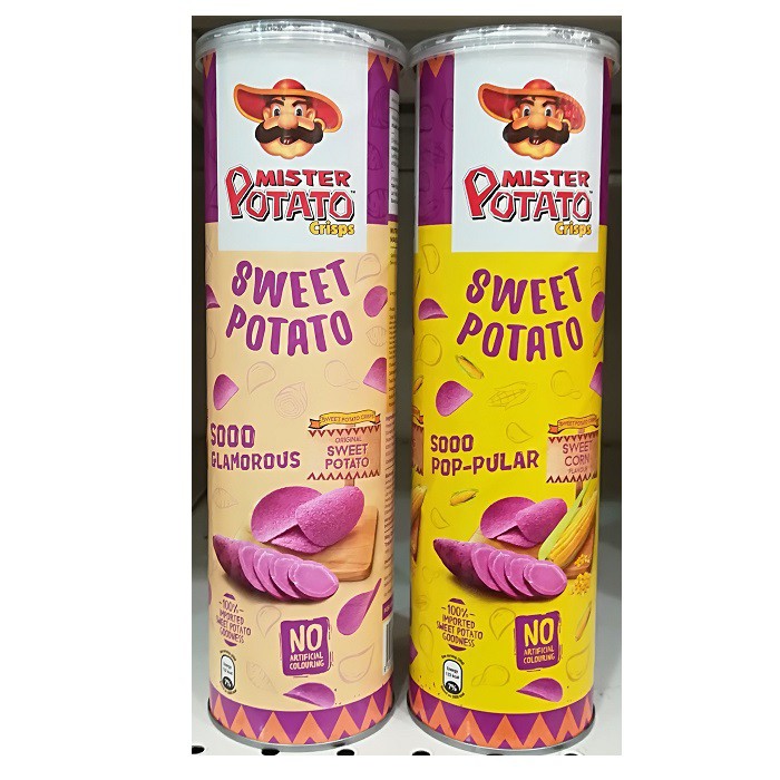 Mister potato Sweet Potato Crisps 130g (assorted) | Shopee Malaysia