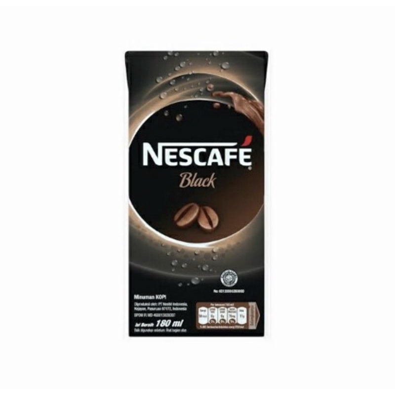 Nescafe black 180 ml (coffee drink) | Shopee Malaysia